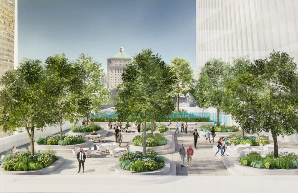 National Bank Place / Parc Michel-Bélanger – CCxA